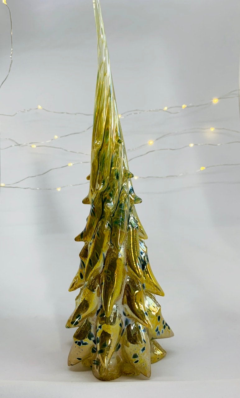 X- SOLD - Large Glass Christmas Tree | STRONG STREET STUDIO