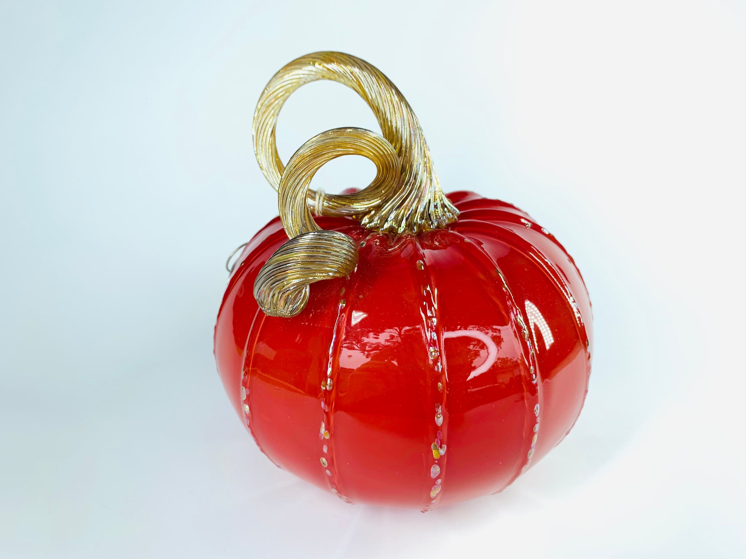 Pumpkin: Large Red Metallic | STRONG STREET STUDIO
