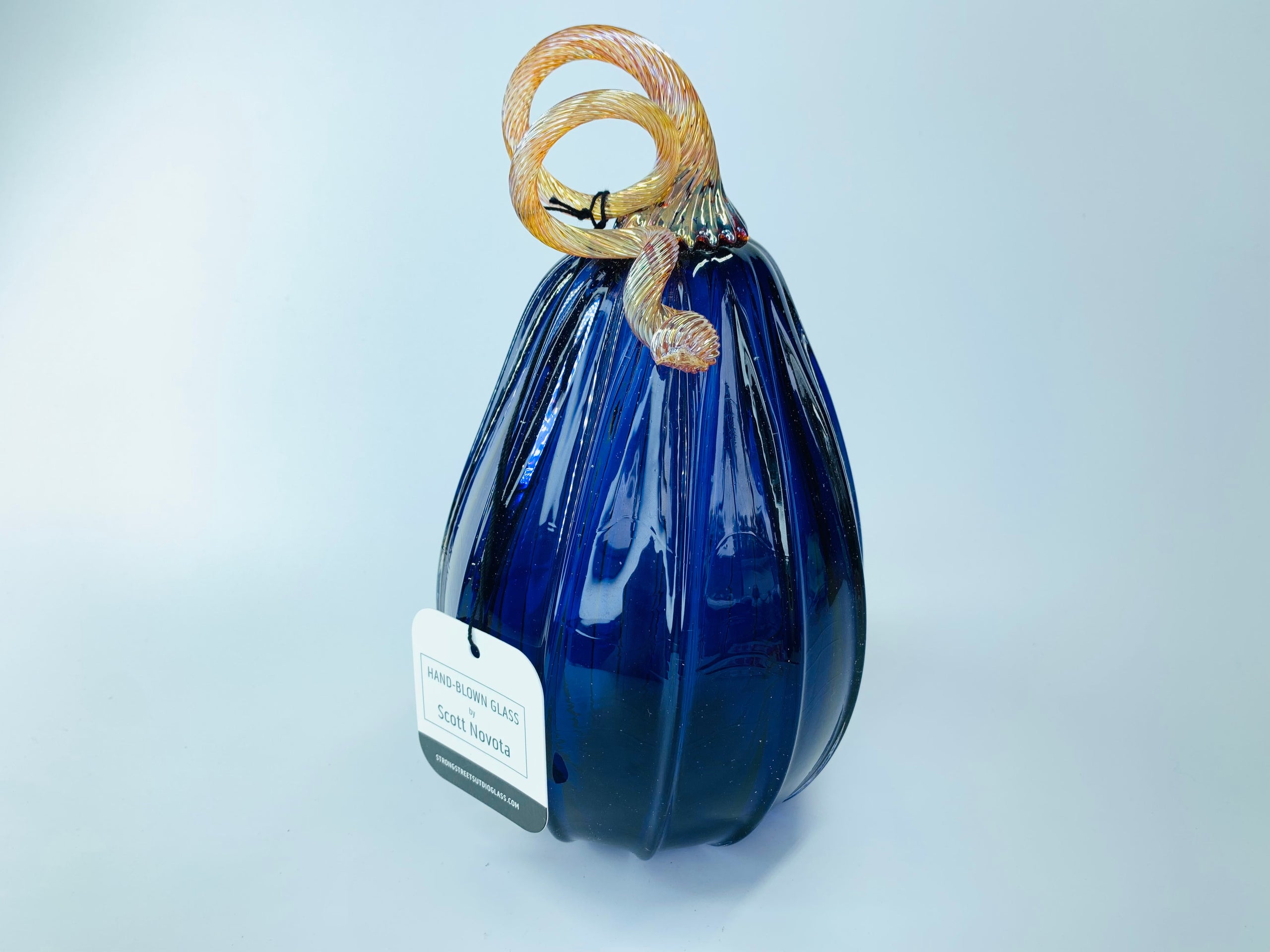 Pumpkin: Large Blue Gourd | STRONG STREET STUDIO